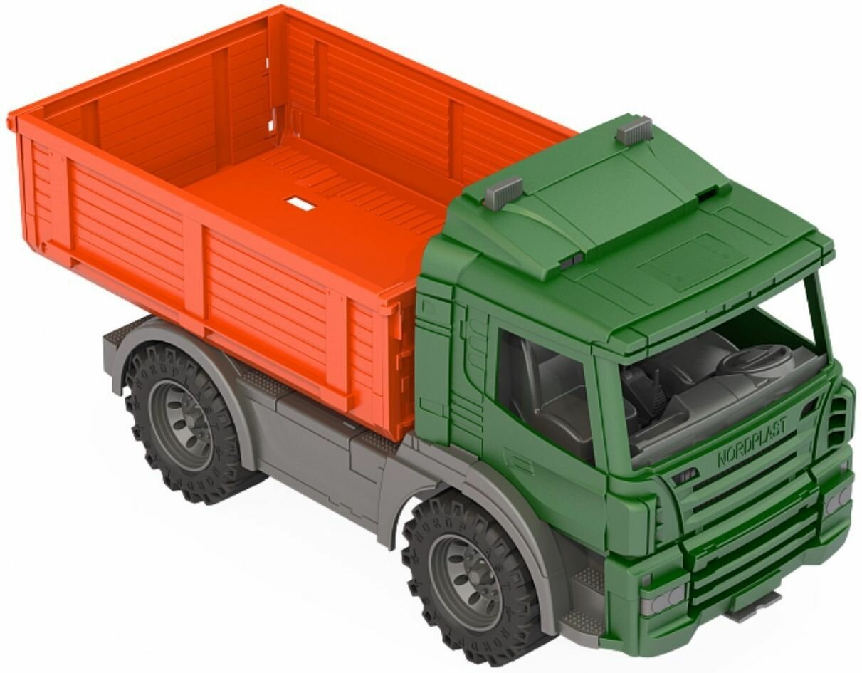 Пластиковая модель "Машина Бортовая. Спецтехника", игрушечная машинка-грузовик для детей, игрушка для песочницы и дома