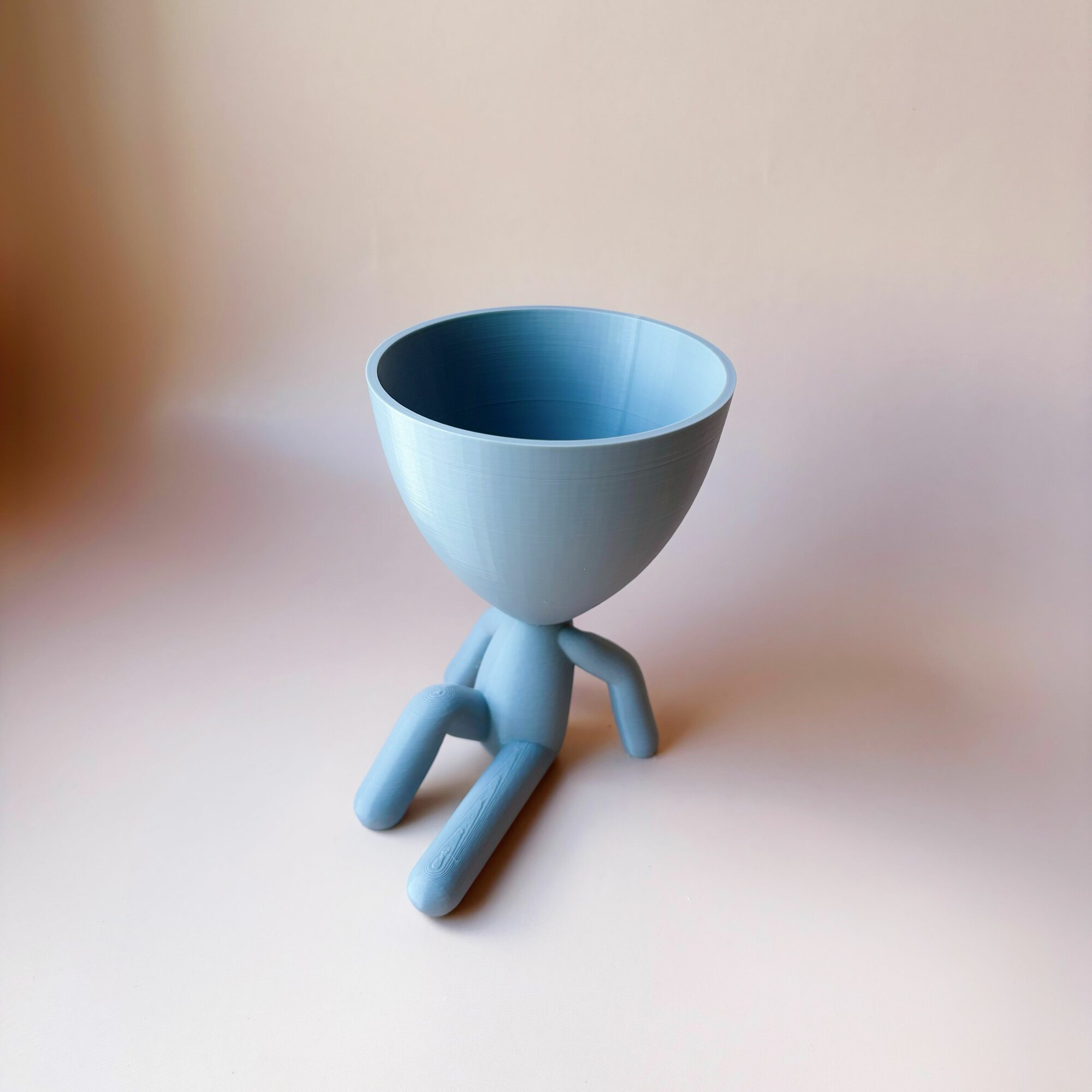 Декоративное кашпо - человечек