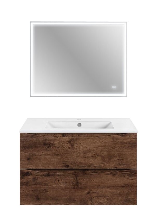 Мебель для ванной Vincea Mia Slim 80 R.Wood