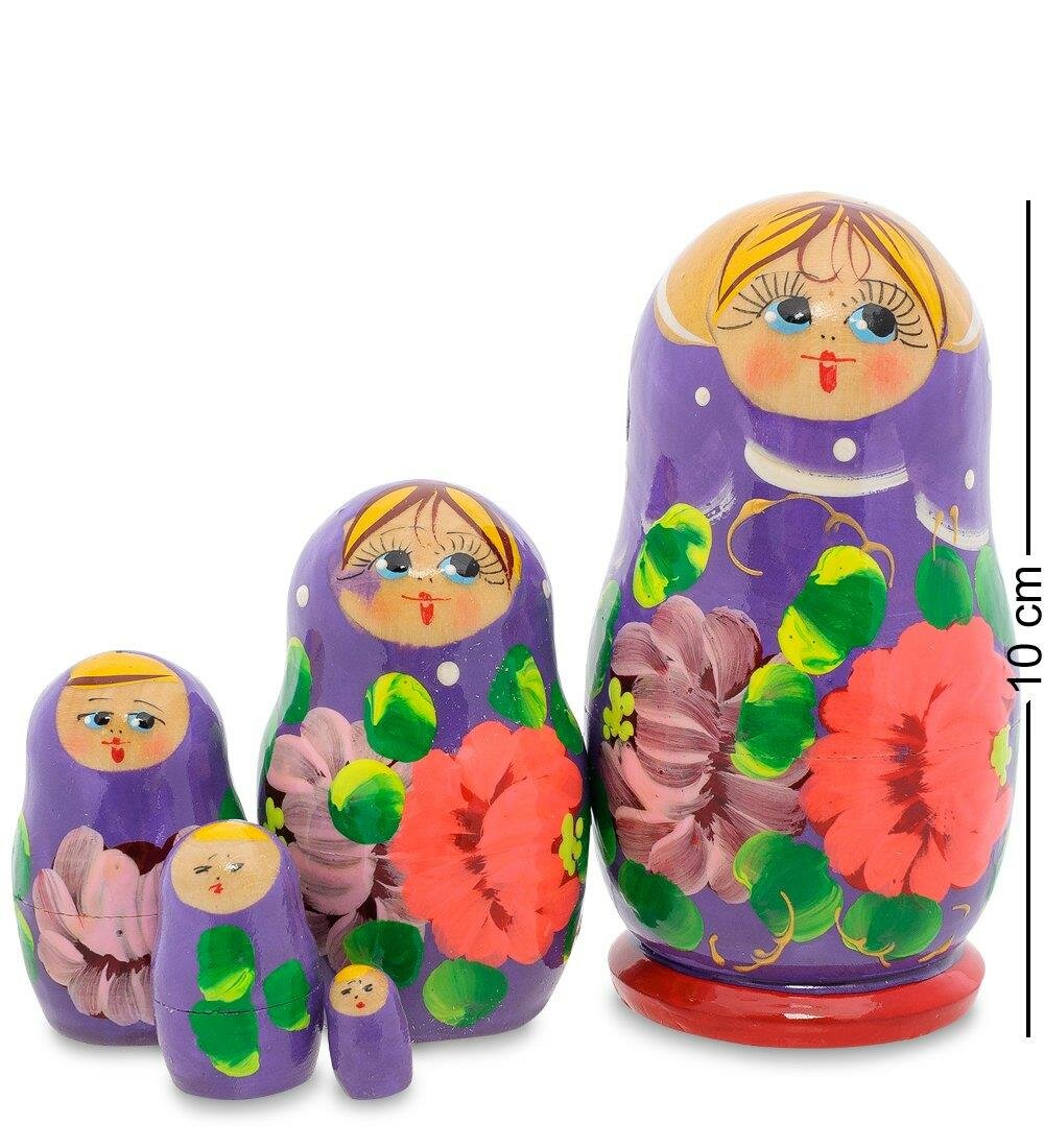 Матрешка 5м "Василиса" мал. A2179503 Народные промыслы, Дерево липа, краски, лак