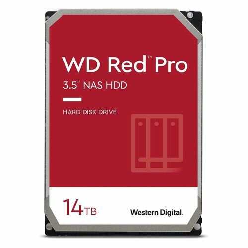 Жесткий диск WD Red Pro WD142KFGX, 14ТБ, HDD, SATA III, 3.5"