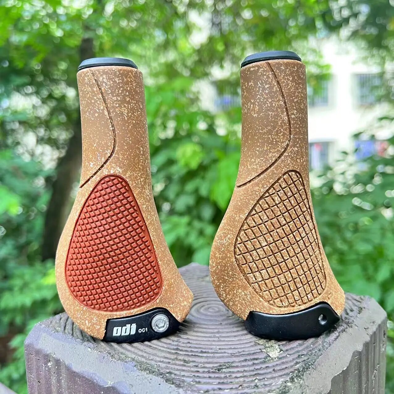 Ручки ODI OC1-Oak для велосипеда Oak-Brown