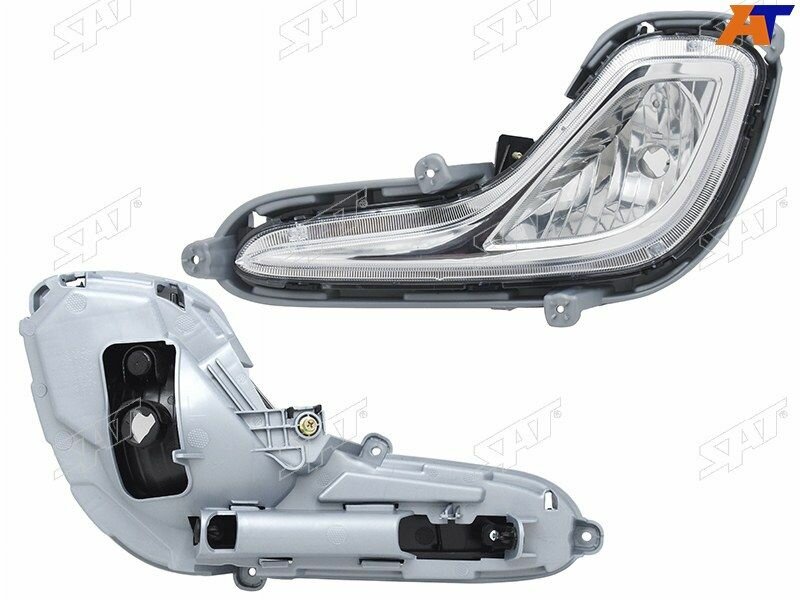 . SAT Фара противотуманная для HYUNDAI SOLARIS 10-14 левая