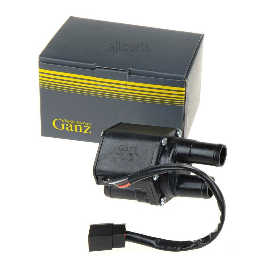 GANZ GRC06020 Кран печки электр. (безсальниковый) (3 патрубка) для ГАЗ-3302 (бизнес) GANZ GRC06020