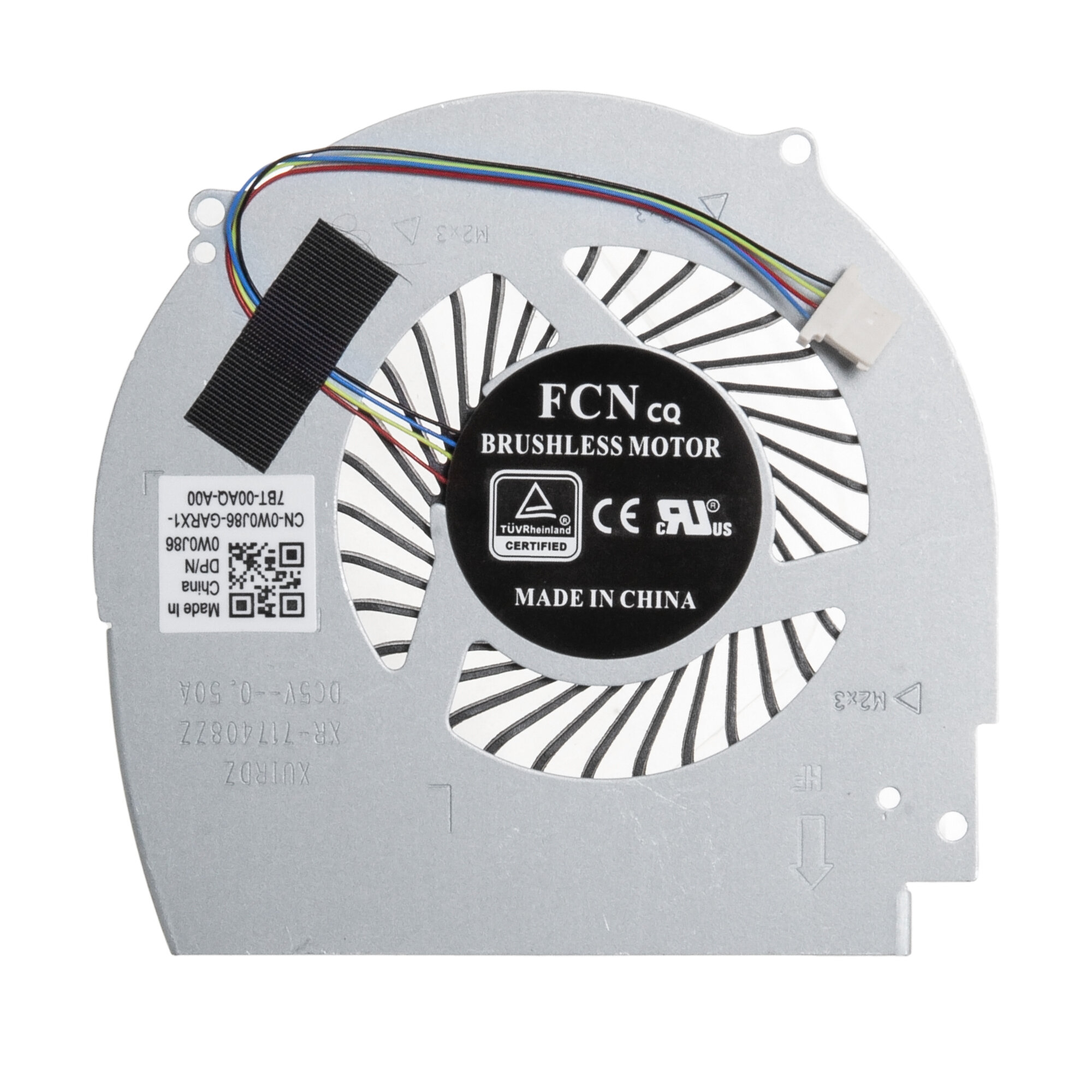 Кулер для ноутбука Dell Inspiron 7567 / Inspiron 7566 / Inspiron P65F / Inspiron P65F001 / Inspiron P65F002 / 0147DX - вентилятор правый