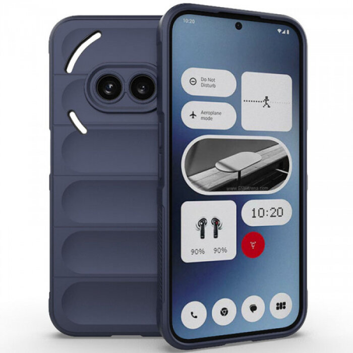 Flex Silicone Противоударный чехол для Nothing Phone 2a / 2a Plus с защитой камеры и микрофиброй