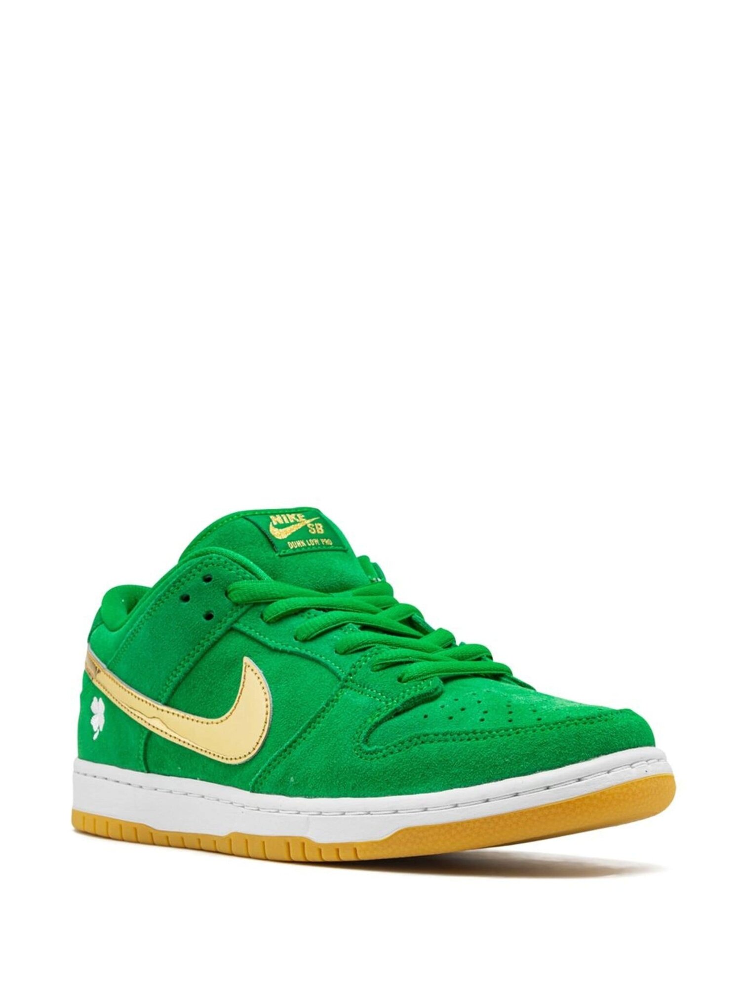 Кроссовки NIKE Dunk Low Pro St. Patrick's Day, размер 11 US, зеленый, — фото 1