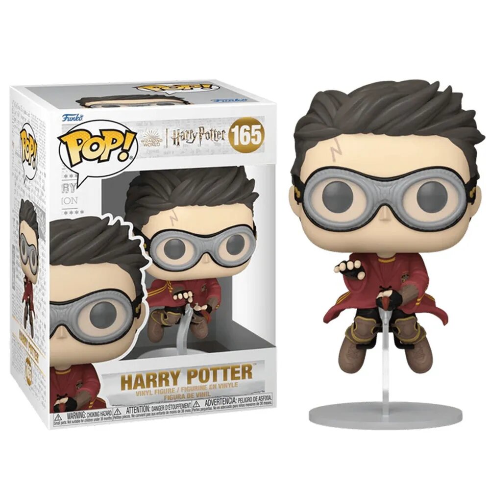 Фигурка Funko POP! Гарри Поттер на игре в квиддич (Harry with Broom) #165