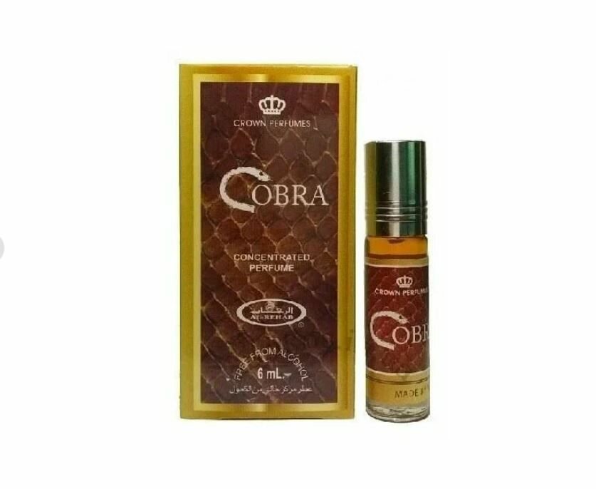 Al Rehab Арабские масляные духи Cobra, 6мл.