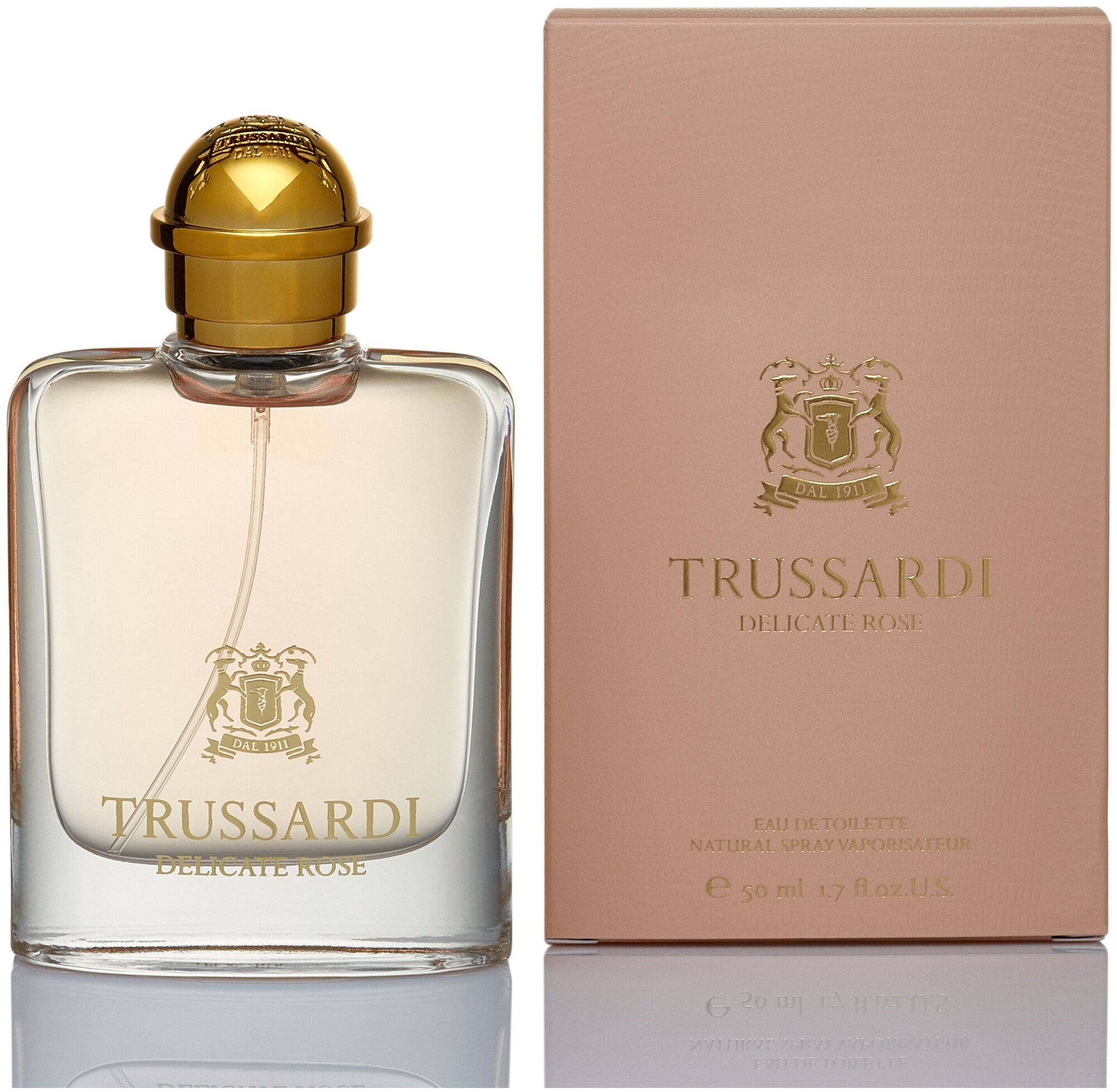 Trussardi Delicate Rose туалетная вода женская 30 мл, цветочный фруктовый аромат