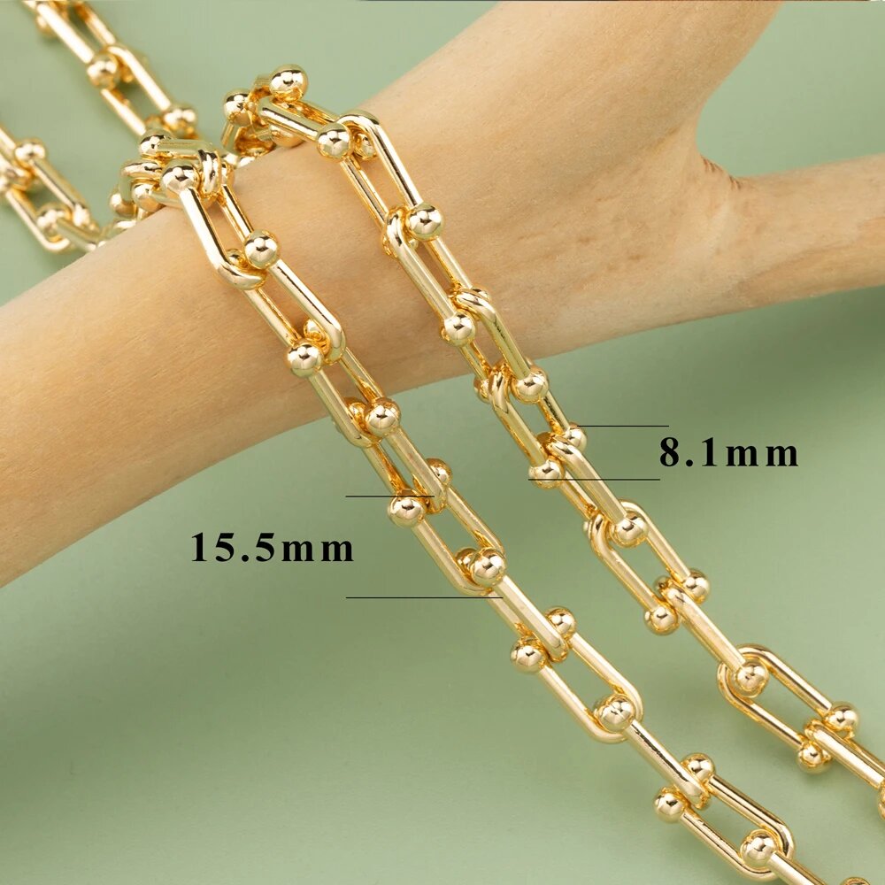 YEGUI C77 цепочка для рукоделия из золота с родиевым покрытием C7707