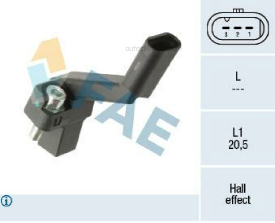 FAE 79521 Датчик положения коленвала VAG