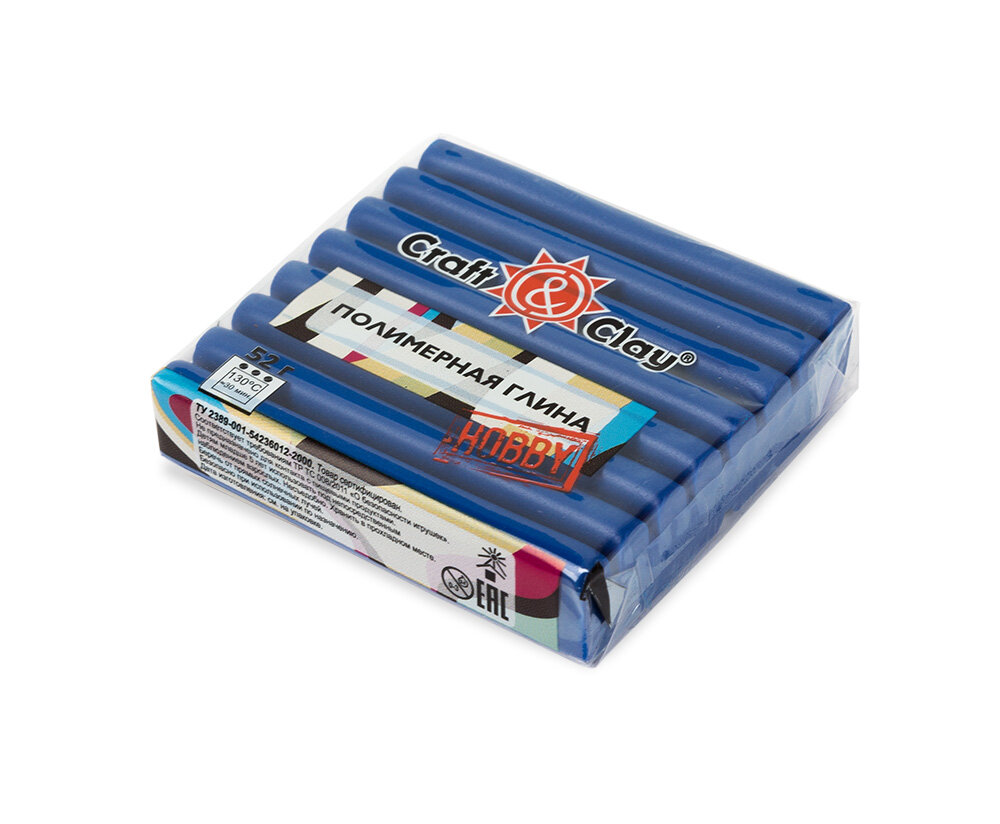Полимерная глина "Craft&Clay" CCH 52 г 1061 синий король