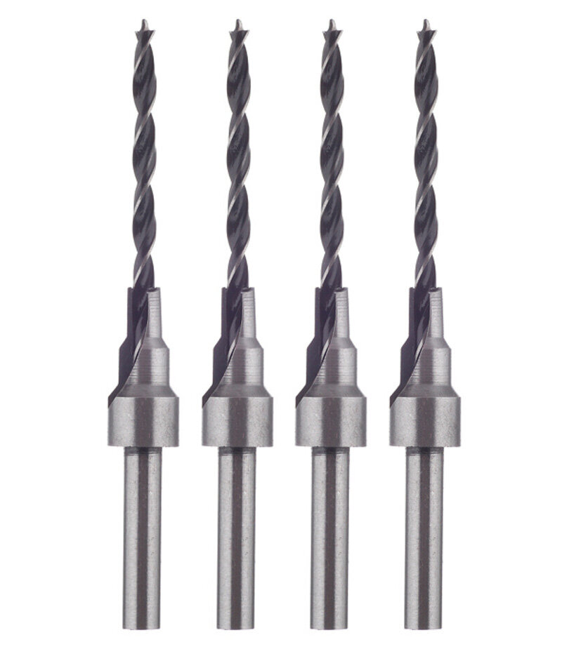 Сверло по дереву Практика (774-955) 5х70 мм конфирмат для мебельной стяжки 7х70 мм (4 шт.)