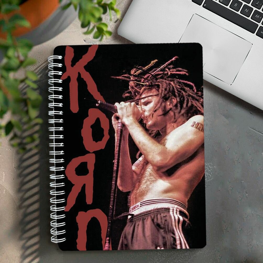 Блокнот для записей в клетку подарочный в твердой обложке А5 Korn