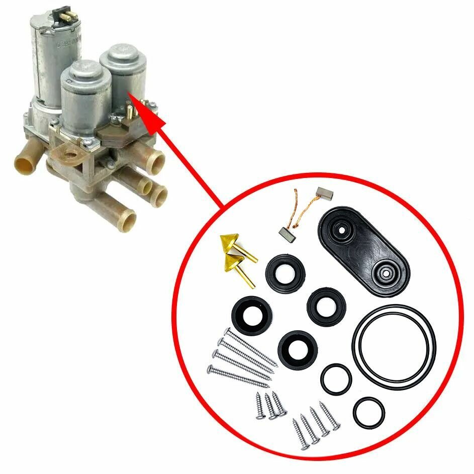 Полный Ремкомплект клапанов печки Mercedes-Benz W140, C140