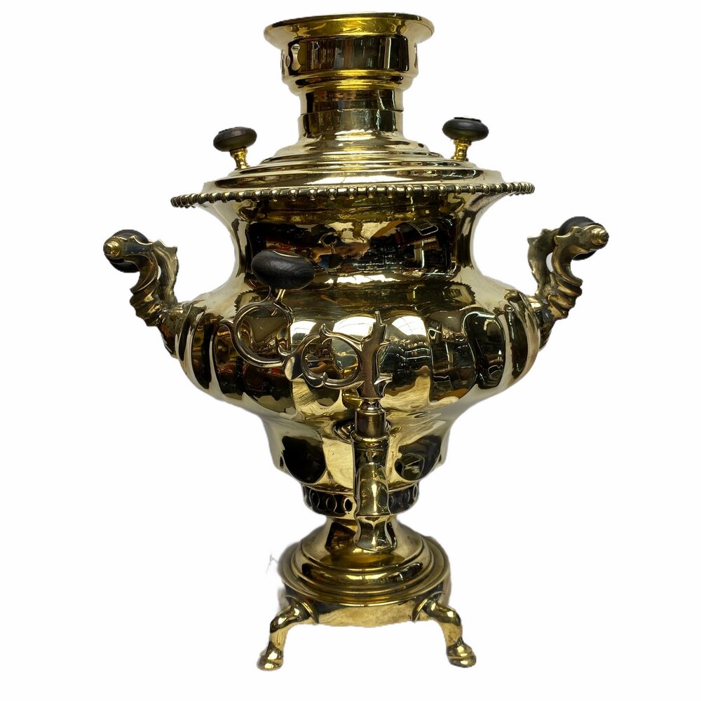 Самовар жаровой "Ваза" 1885-1917 гг, Фабрика Воронцова в Туле, Российская Империя