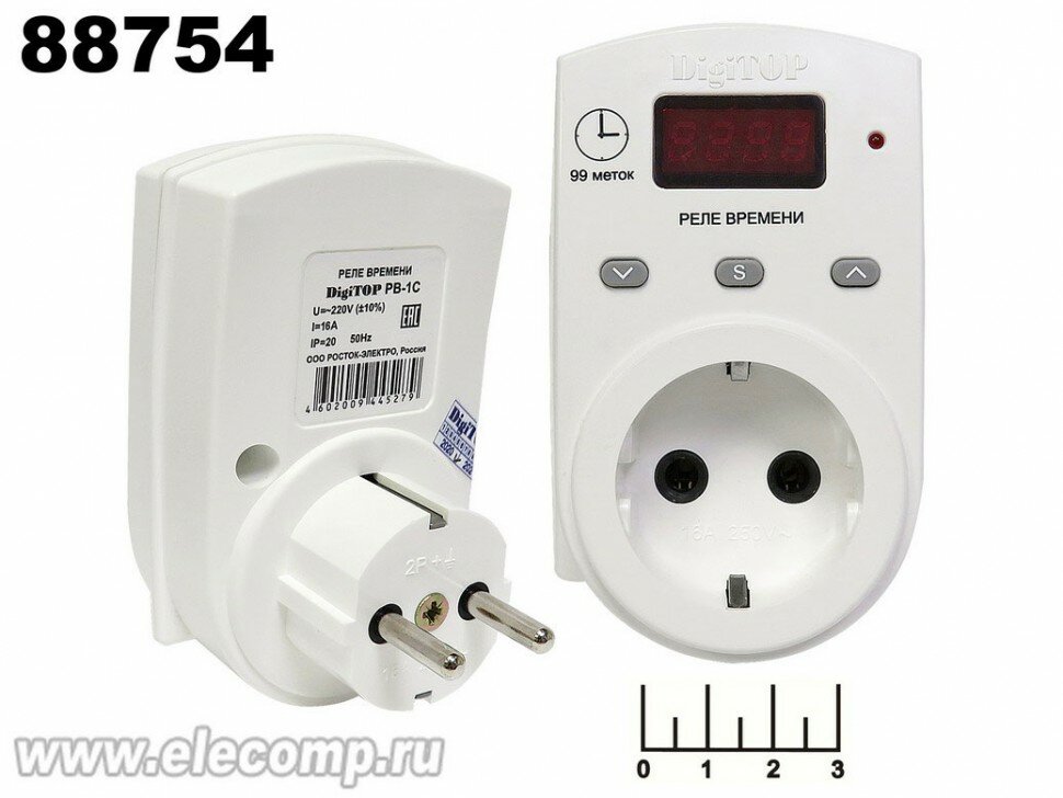 Таймер Digitop PB-1C суточный (розеточный)