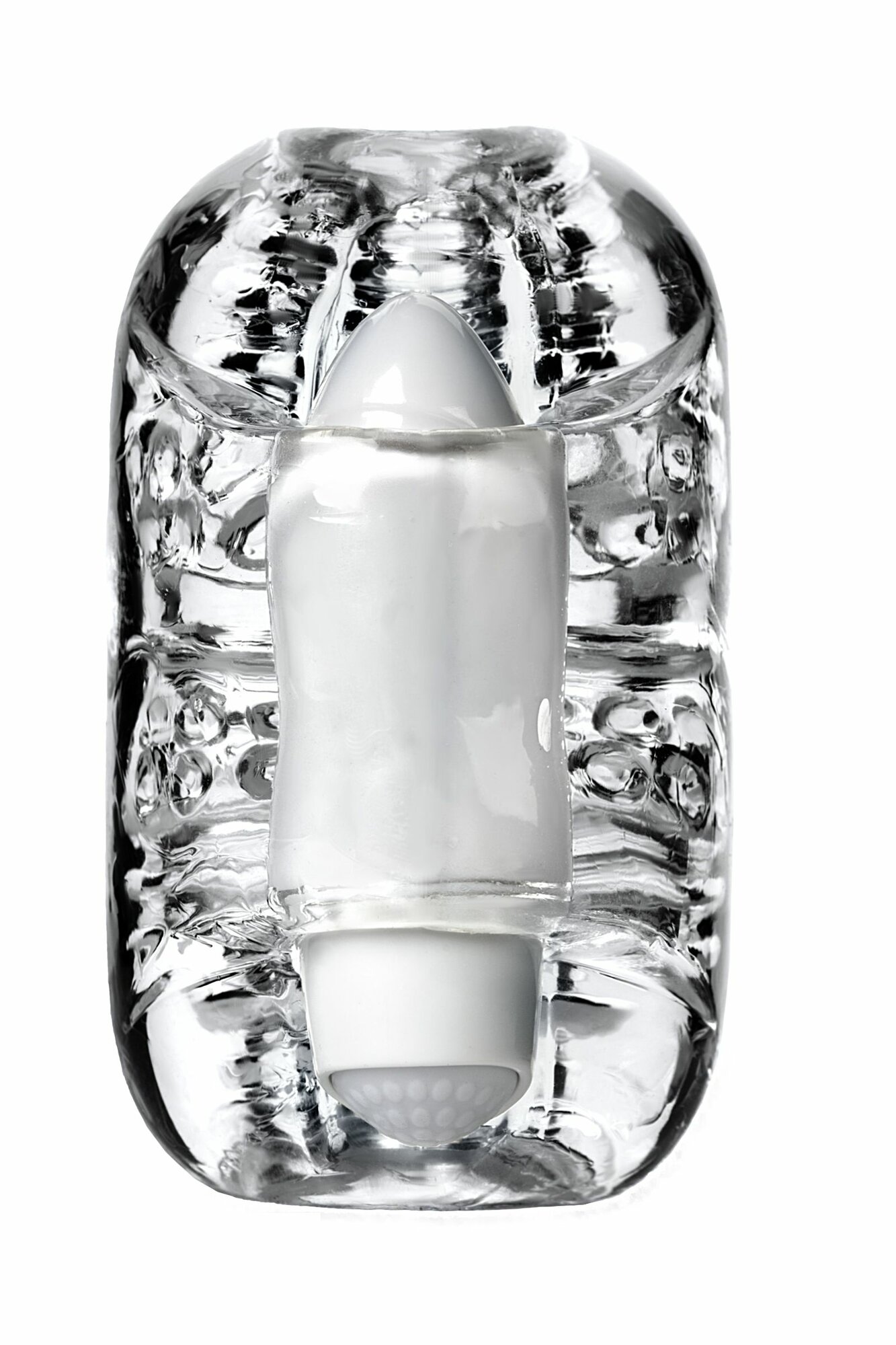 Мастурбатор нереалистичный Lingam by TOYFA Khani, TPE, прозрачный, 9 см Toyfa Мастурбатор нереалистичный Lingam by TOYFA Khani, TPE, прозрачный, 9 см