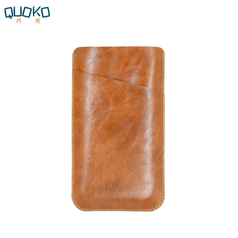 Универсальная сумка для телефона из искусственной Коричневый, Glossy Dark Brown, 13 Pro Max Small