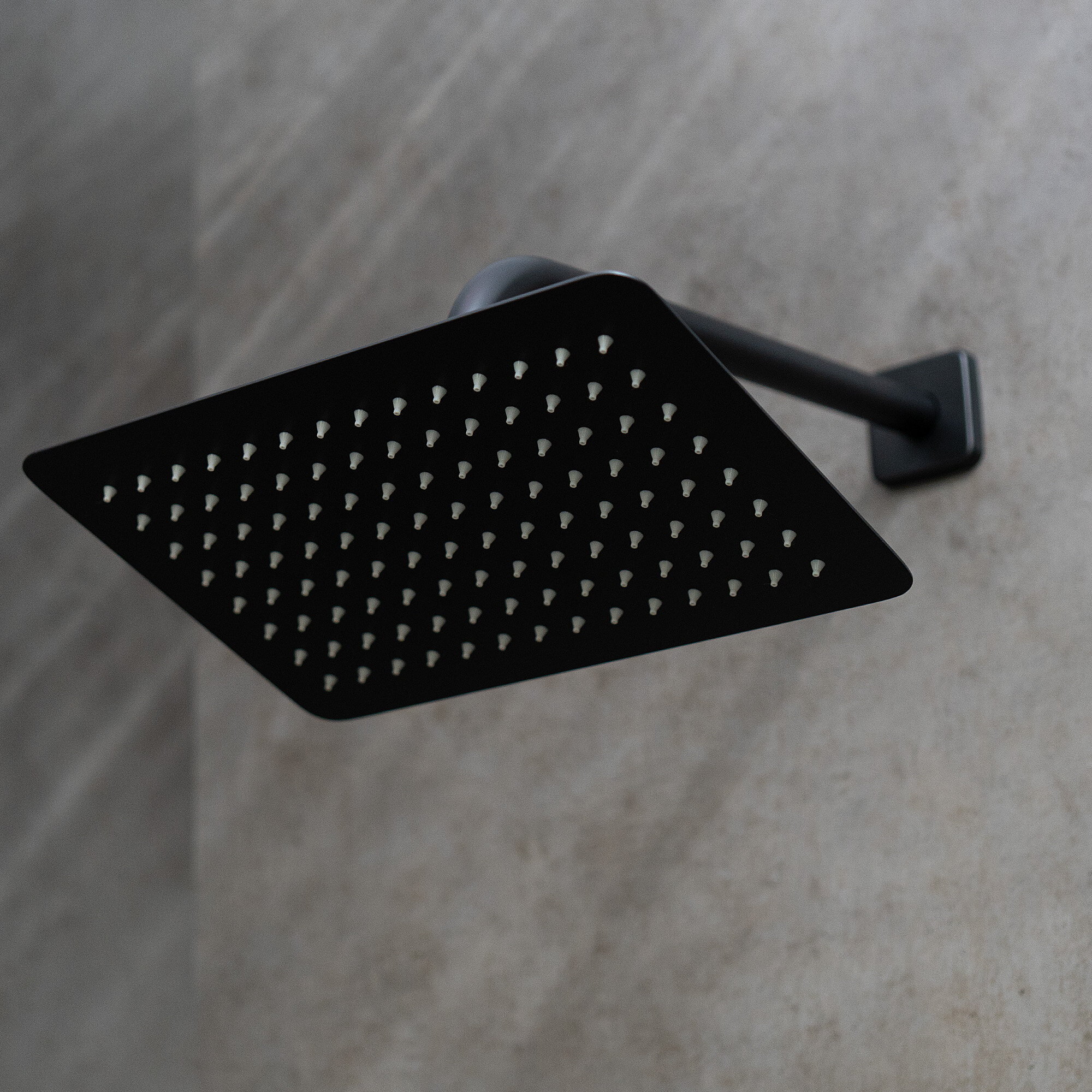 Лейка Lemark LM9490BL для верхнего душа, 1-функциональная, черная