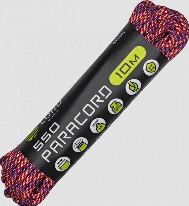 Паракорд 550 CORD nylon 10м RUS (flag)