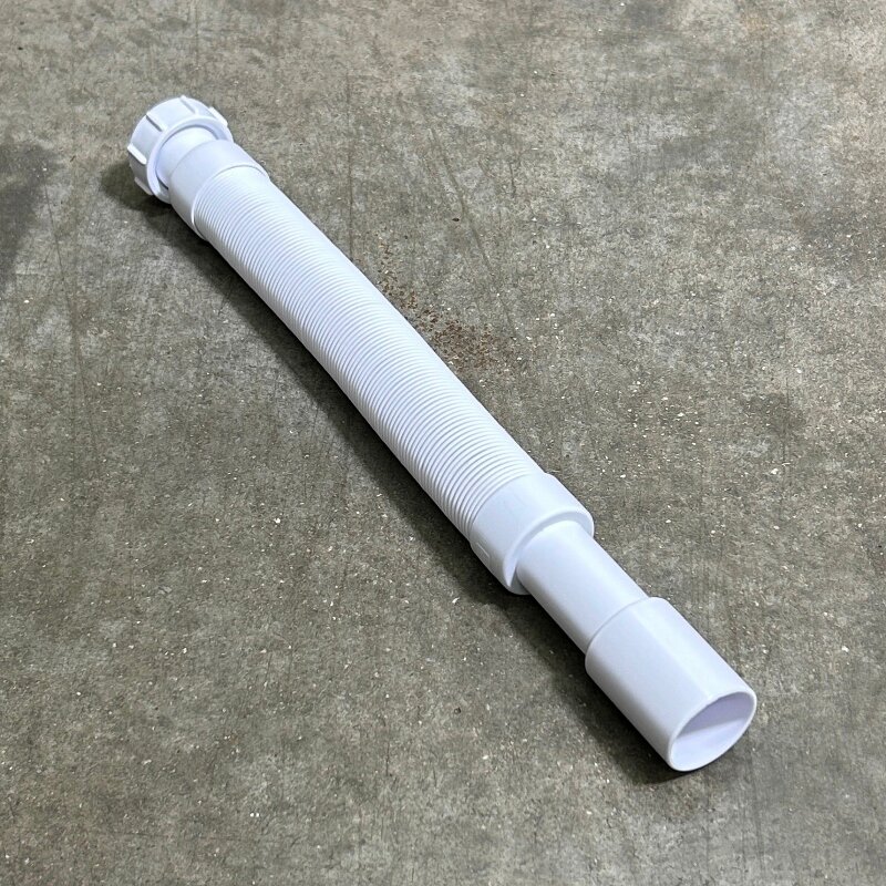 Труба гофрированная McALPINE L=400-1000 мм, вход 1 1/4", выход 32/40 мм