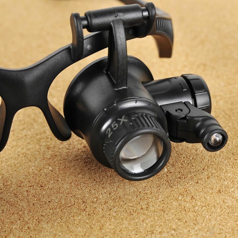 Увеличительная лупа для ремонта часов с LED 10X 15X 20X 25X
