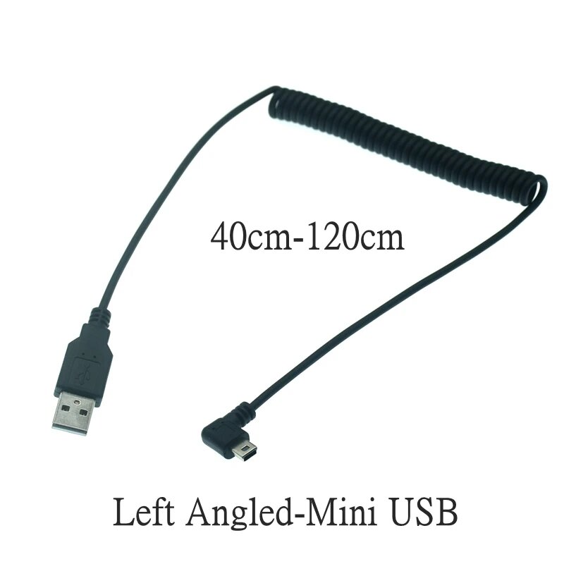 UXG Кабель передачи данных USB Micro Mini USB C Type-C Mini USB Left