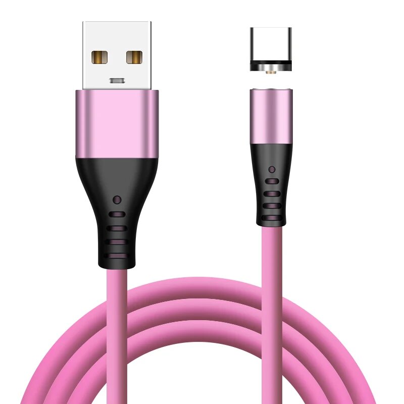 Магнитный кабель Type C, 1 м, Pink