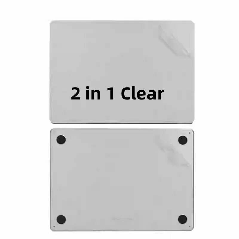 Защитная пленка 5-в-1 для MacBook Pro 16 дюймов Серый, 2 in 1 Clear, pro16 M3 A2991