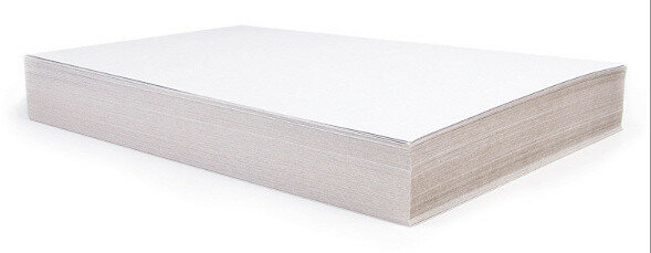 Картон для подшивки документов А4, немелованный, 100 листов, 260 г/м2, BRAUBERG, 210х297 мм, 124877