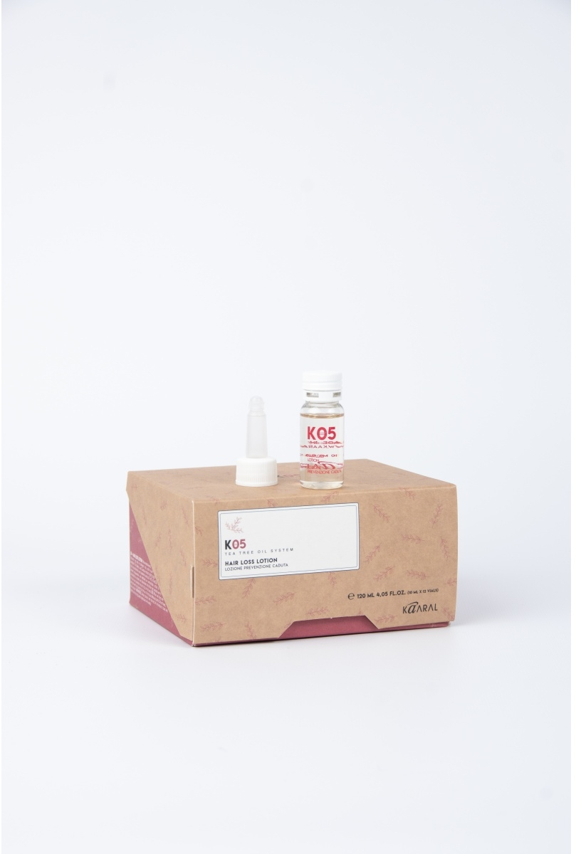 Лосьон Kaaral K05, против выпадения, для всех типов волос, ампулы, 12 штук