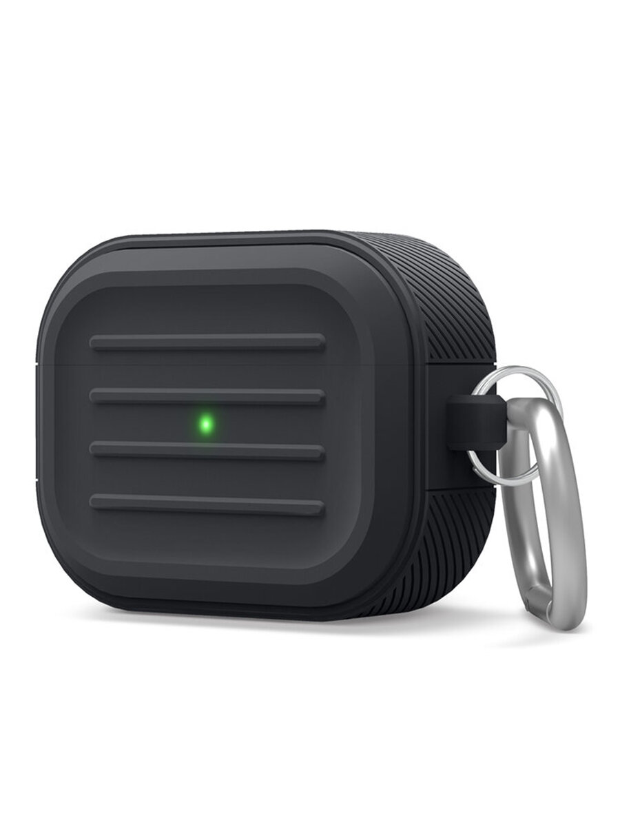 Elago для AirPods Pro чехол Armor Silicone hang case Black