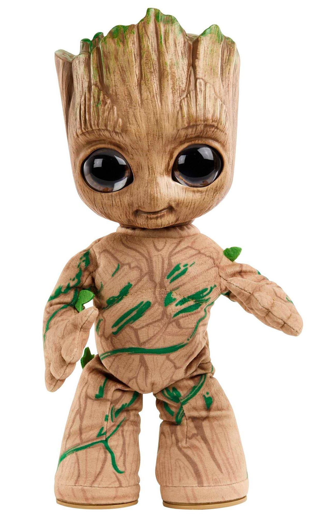 Фигурка Mattel Интерактивная игрушка Танцующий Грут HJM23, 28 см, 1 шт.