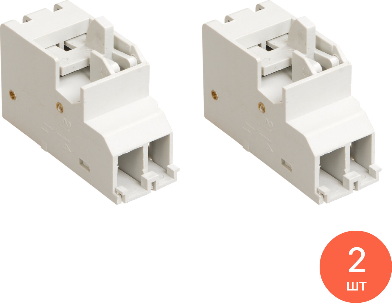 Дополнительный контакт IEK / ИЕК ДК-250(400) для мониторинга состояния автоматического выключателя, 400В, 400А / электрика (комплект из 2 шт)