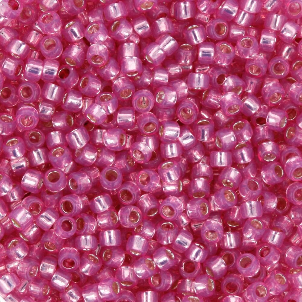 Бисер Япония "TOHO" 15/0 круглый 4 1.5 мм 5 х 5 грамм №2106 розовый