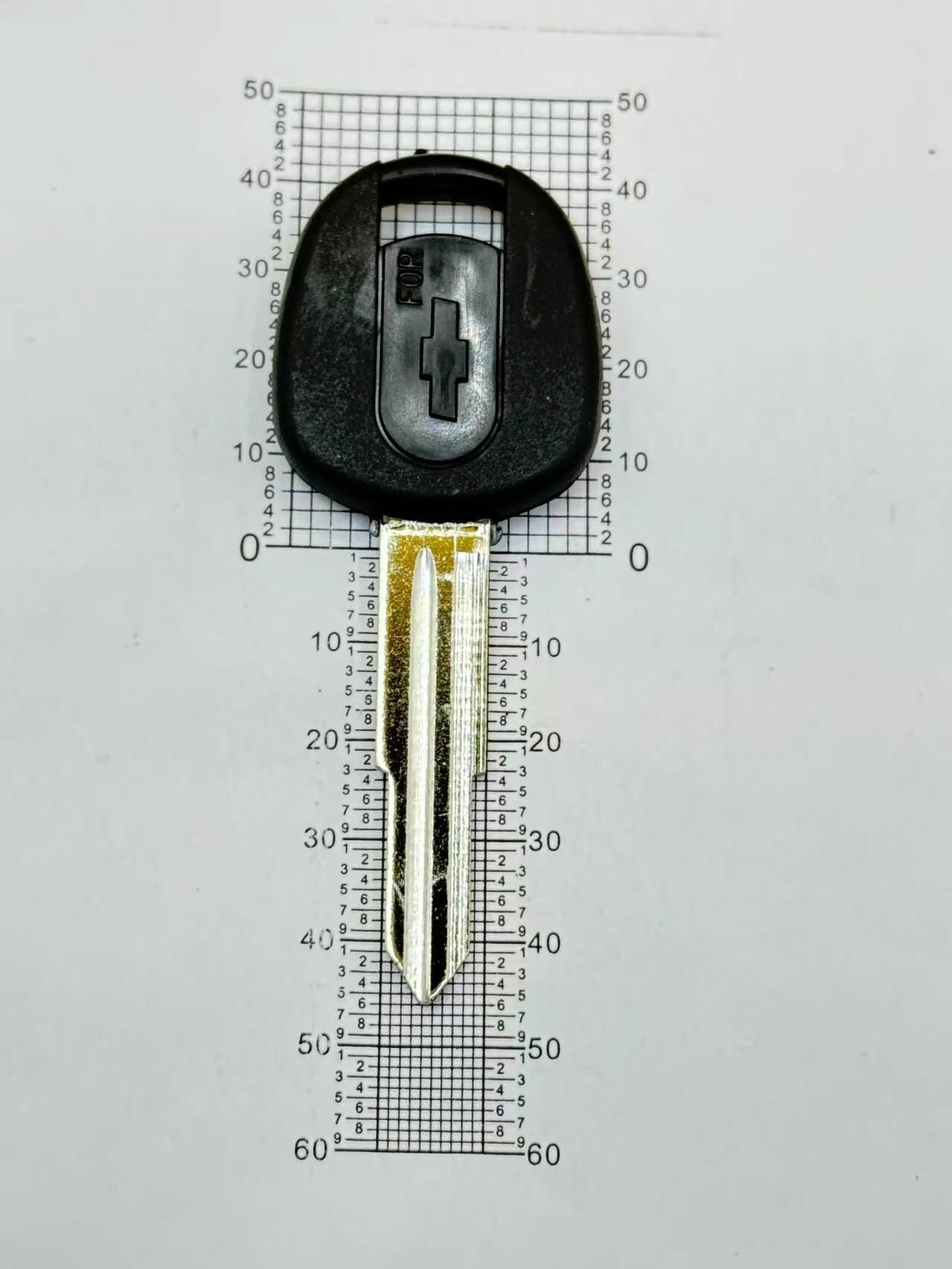 Авто ключ DAE3P1_DW2P_DWO4TE_DW2 CHEVROLET пл лого удлин. гол. (D-299b), (2шт