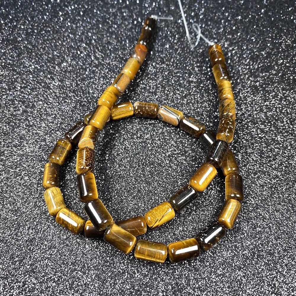 Бусины из тигрового глаза, 40 шт.