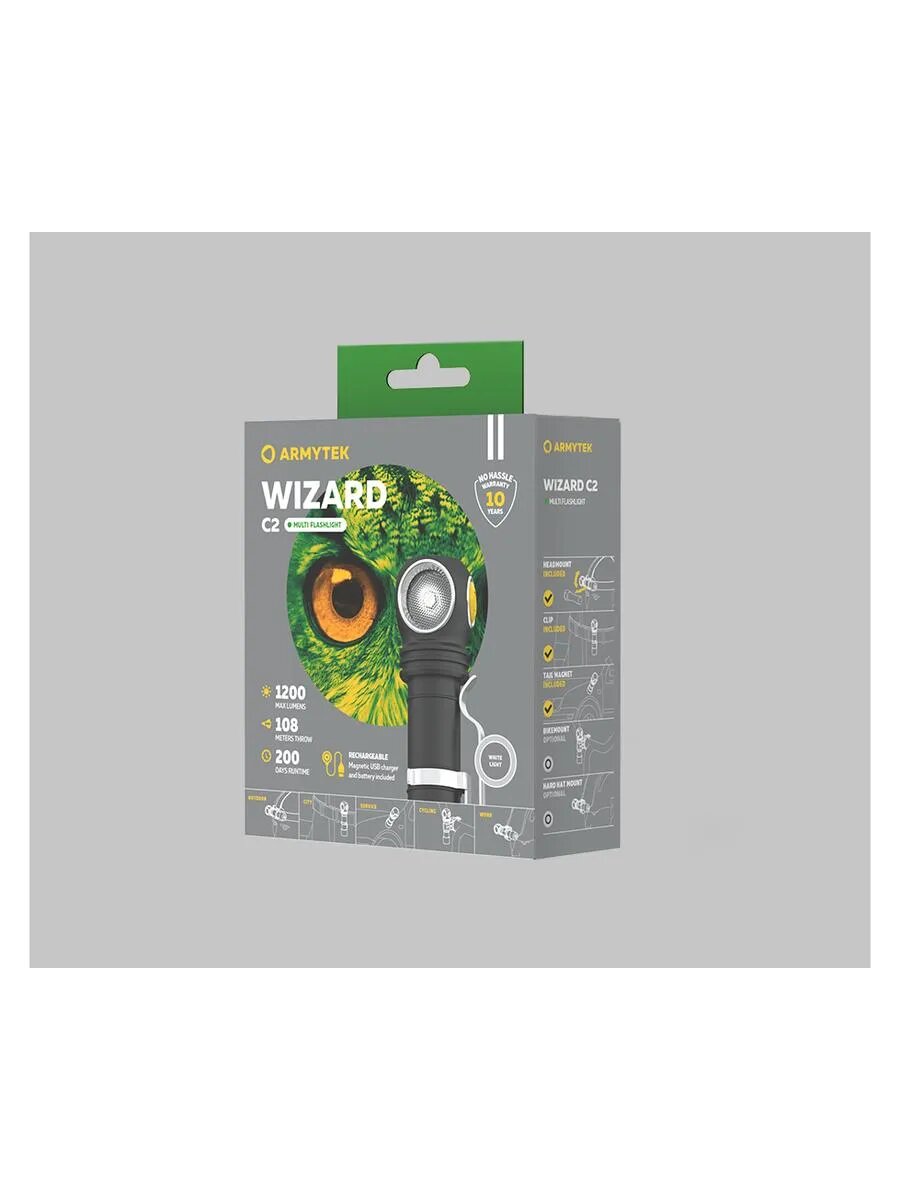 Классический мультифонарь 3 в 1 Armytek Wizard C2 Magnet USB