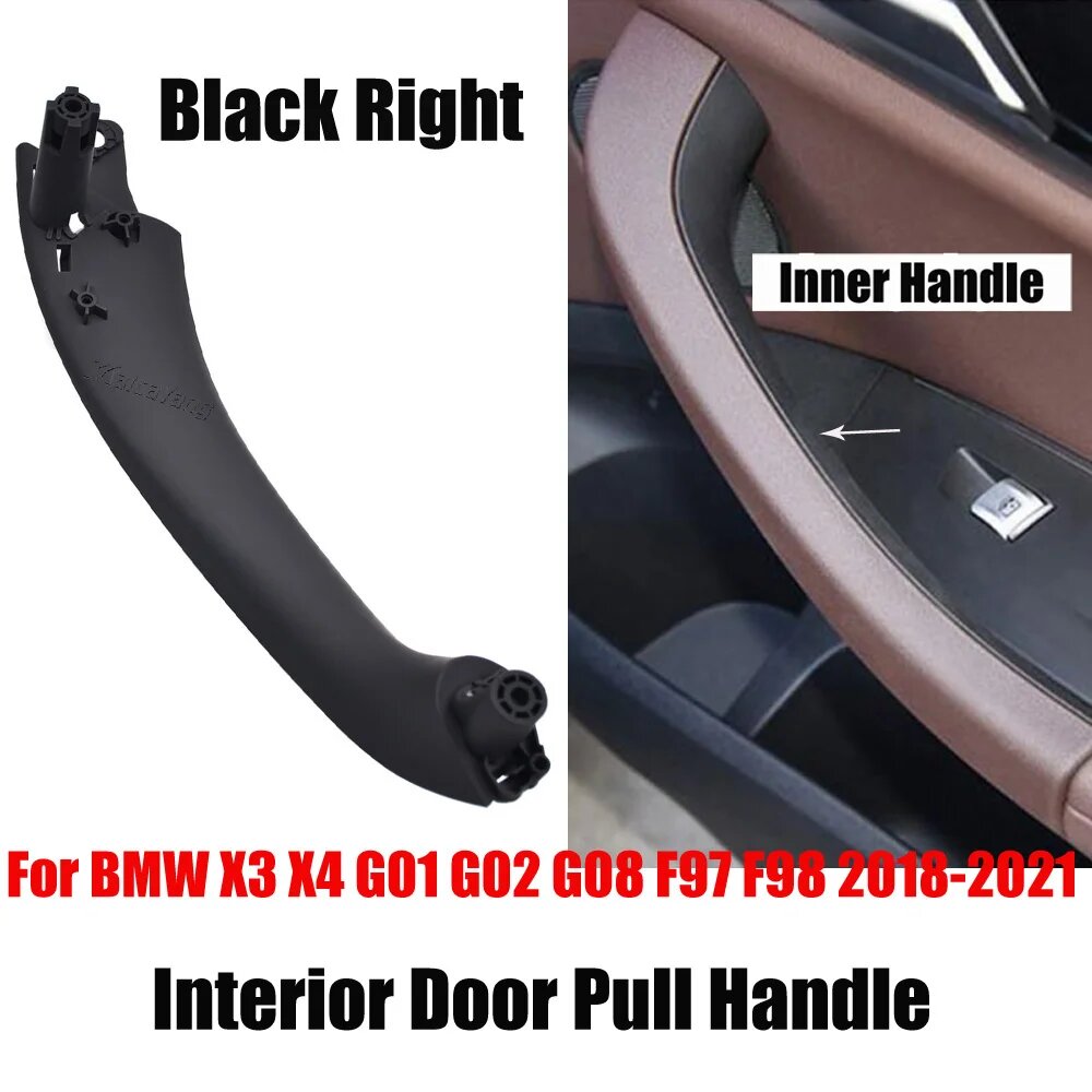 Внутренняя дверная ручка BMW X3 X4 G01 G02 G08 F97 F98 Black Right