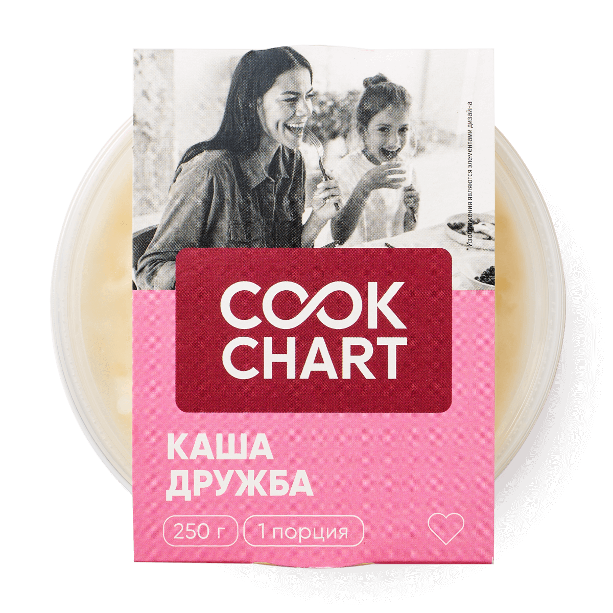 Каша Cook Chart "Дружба", из пшена и риса, в контейнере, 250 г — фото 1