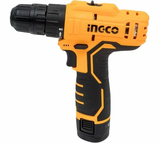 Аккумуляторная дрель-шуруповерт INGCO Li-Ion, 12 В CDLI12208