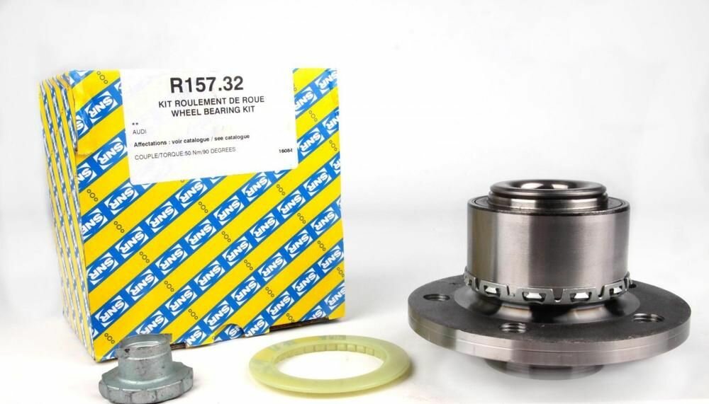 Подшипник ступицы SNR R15732 передней комплект, Audi A1, A2, VW Polo, Skoda Fabia, Roomster 00-