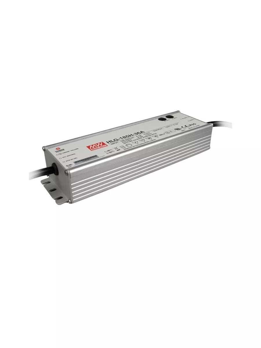 LED драйвер 185 Вт (48В/3.9А) HLG-185H-48