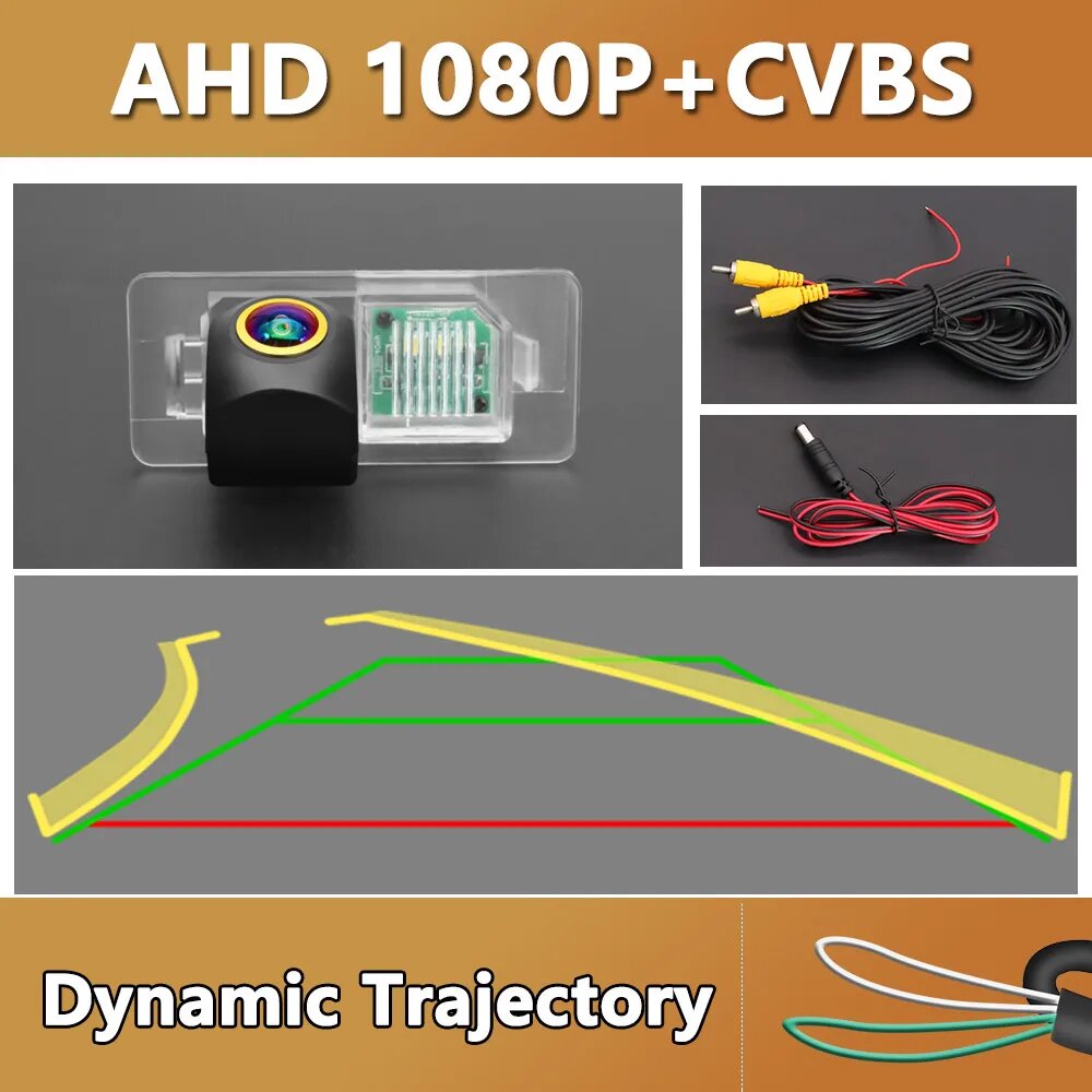 Камера заднего вида для парковки AHD CVBS для BMW 1 серии E82 3 серии E46 E90 E91 5 серии E39 E53 X3 X5 Android DVD dynamics 1080