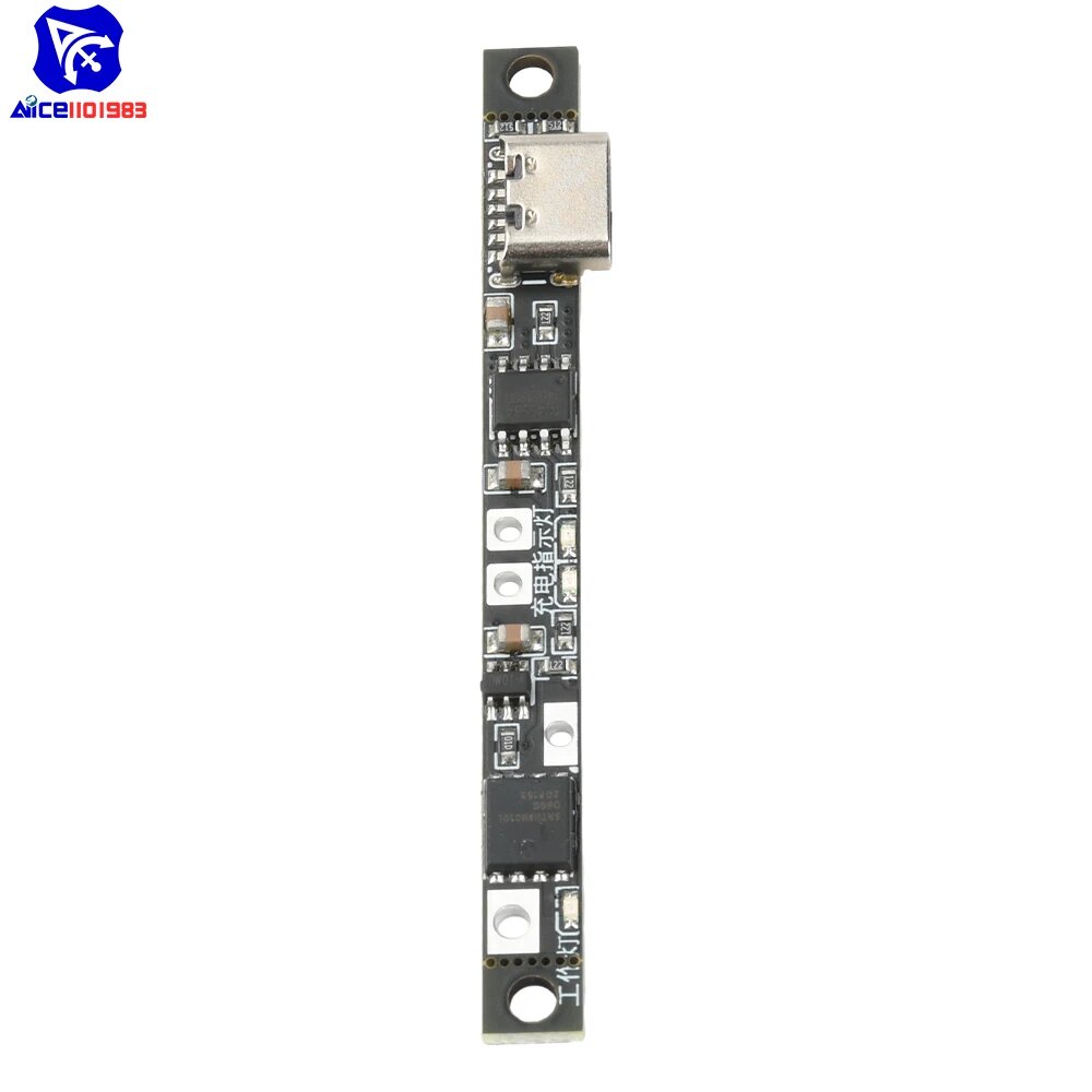 Модуль защиты аккумулятора diymore DC 3.7V 4.2V 1.2A Type-C