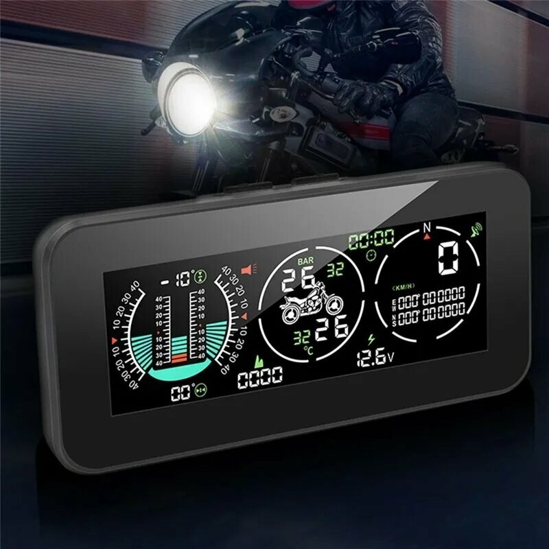 F3 3-в-1 монитор давления в шинах GPS-спидометр тахометр скорости автомобиля измеритель уклона TPMS ЖК-цифровой HUD