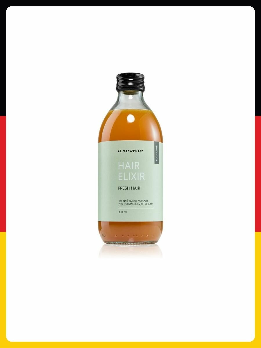 Эликсир для волос Almara Soap Hair Care Fresh Hair Herbal Treatment, 300 мл