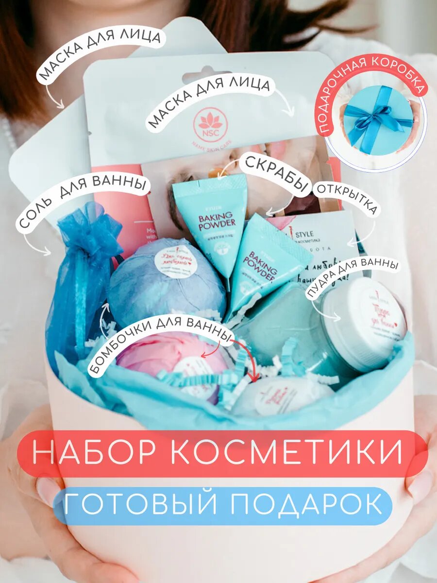 Подарочный набор косметики бьюти бокс